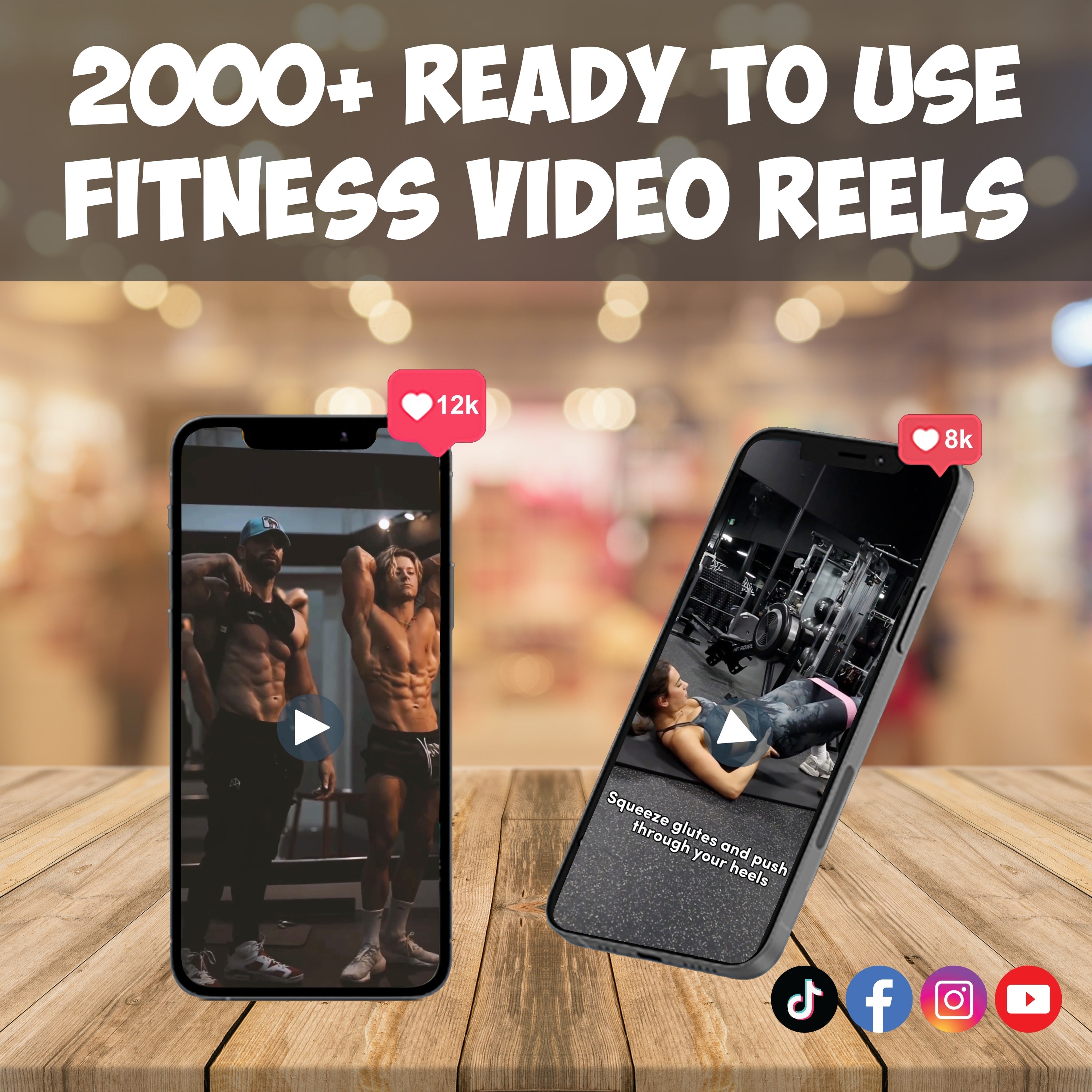 2000+ Motivational Fitness Reels – Marioxy Digitals